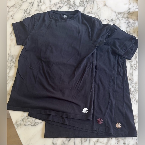 Eric Emanuel | Shirts | Euc 3 Authentic Eric Emmanuel Black Tshirts ...